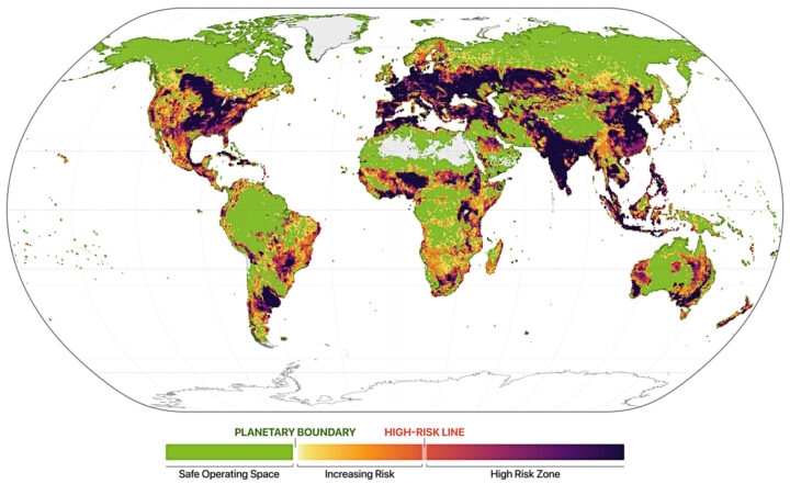 Change in Biosphere Integrity - Planetary Health Check